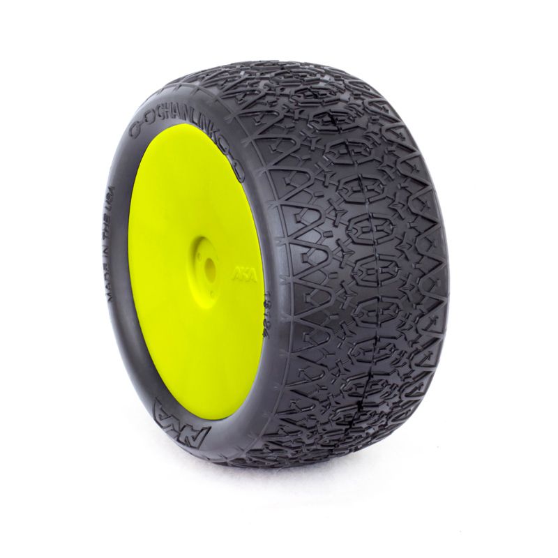 1:10 BUGGY HANDLEBAR LTD REAR (SOFT) HEXLITE WHEEL PRE-MOUNTED YELLOW ...